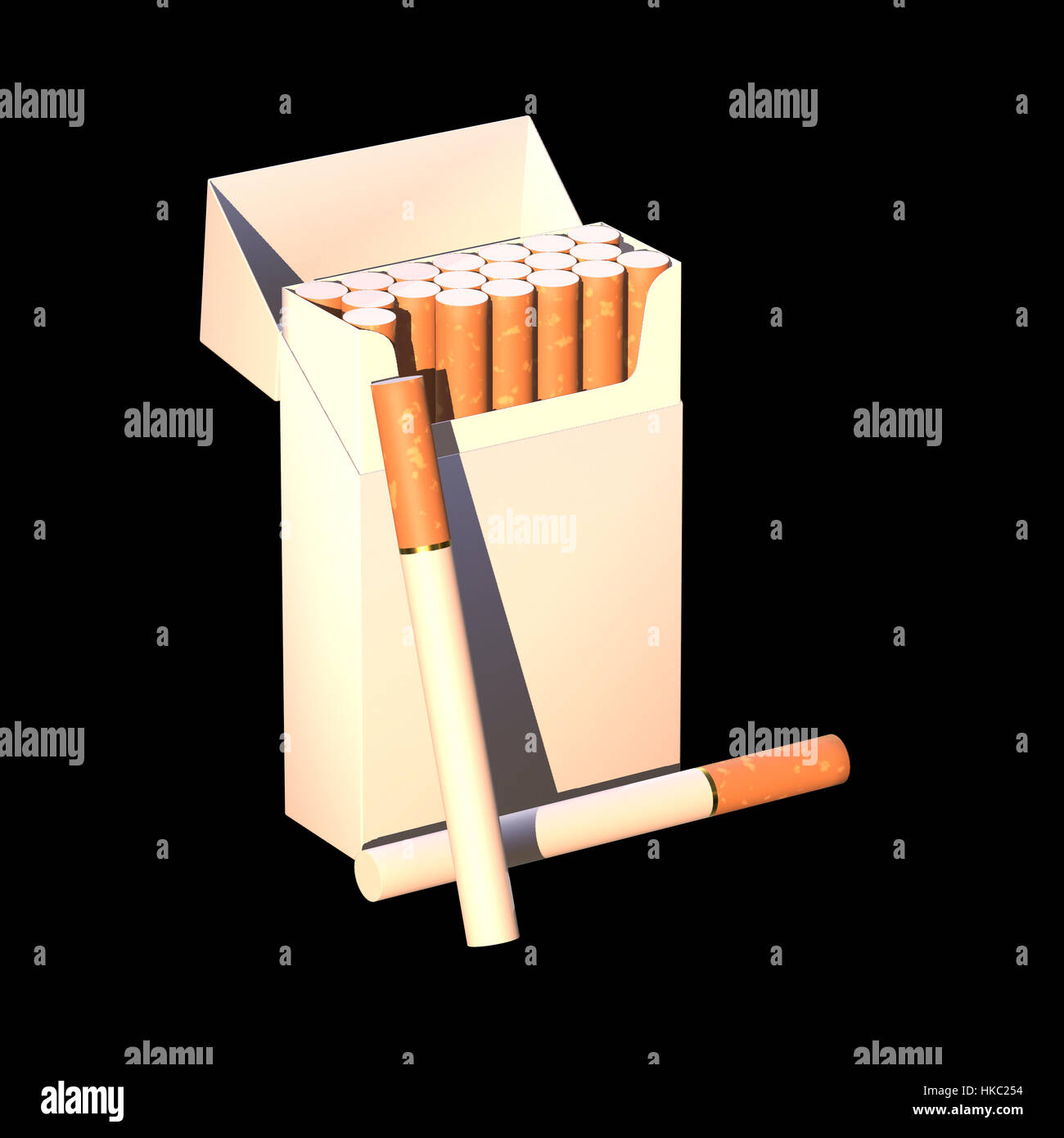 Open and closed pack cigarette hi-res stock photography and images - Alamy