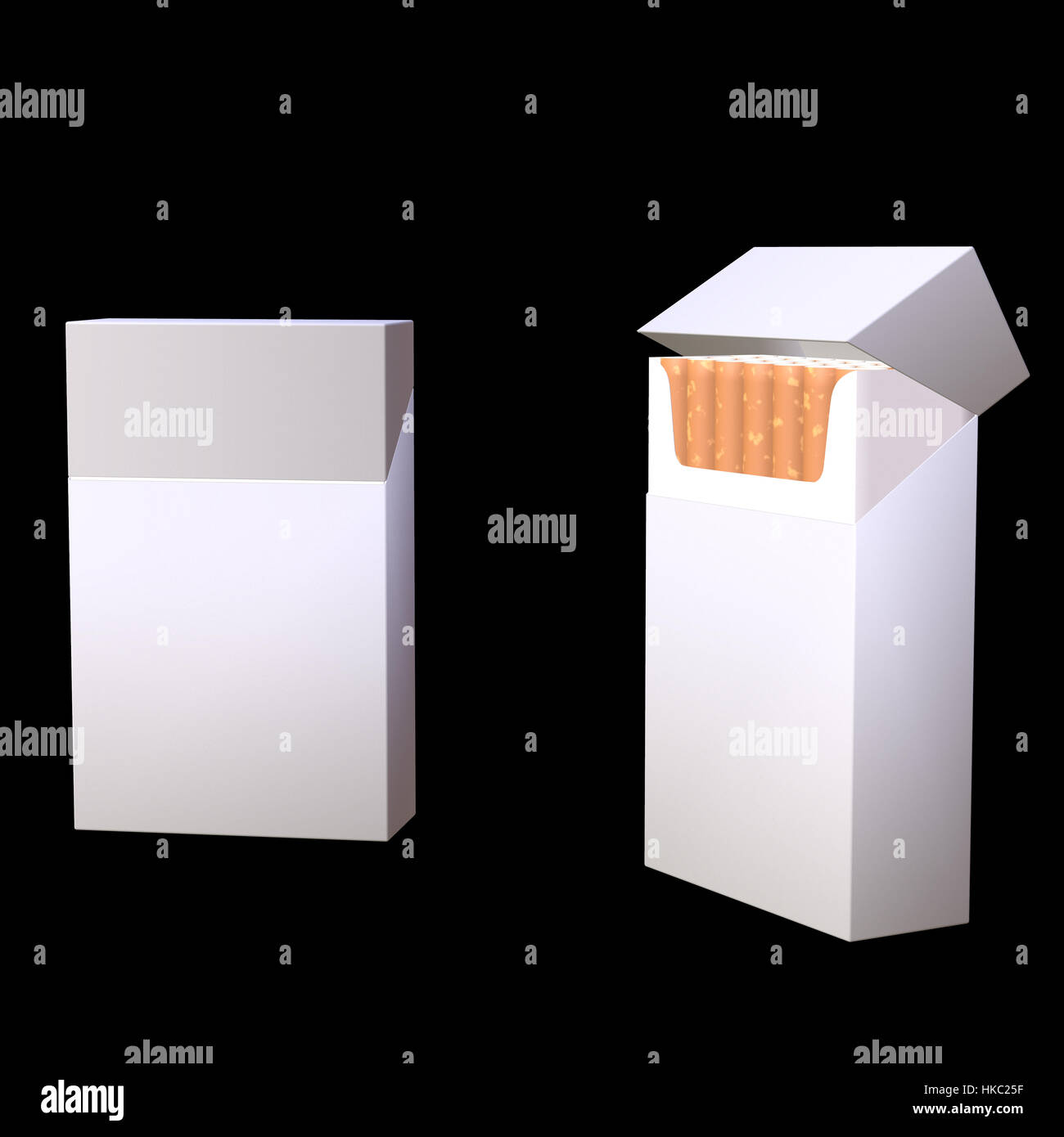 Open and closed package cigarette hi-res stock photography and images ...