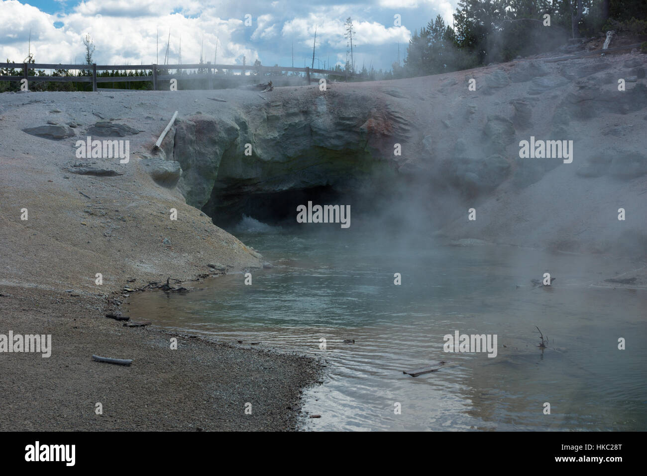 Norris Geyser Basin, Yellowstone National Park, Wyoming, USA Stock ...