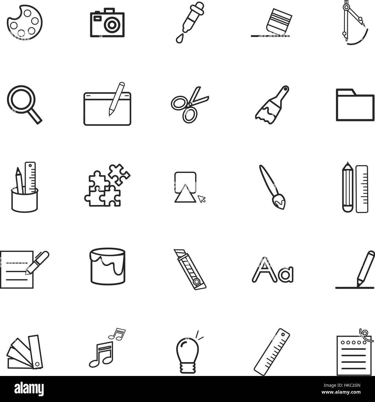 Vector UI Illustration Math Art Study Concept Stock Vector Image & Art ...