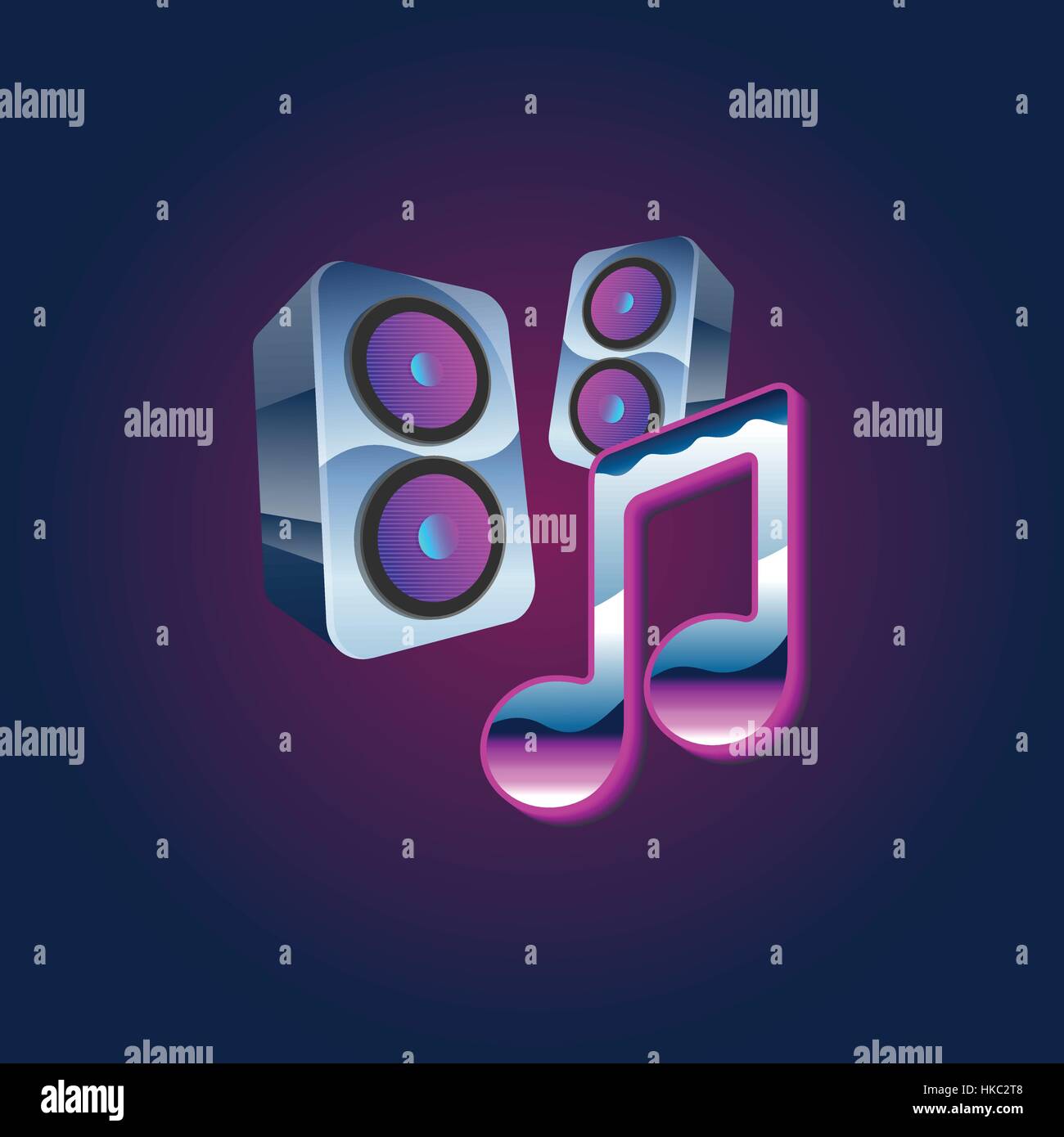 Multimedia Music Artwork Illustration Concept Stock Vector Image & Art ...