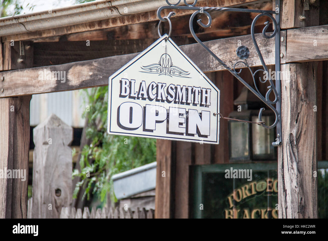 Blacksmith sign hi-res stock photography and images - Alamy