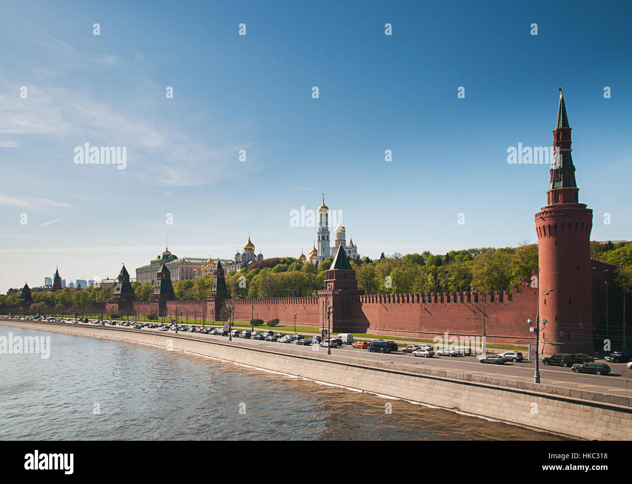Sunny day moscow river city hi-res stock photography and images - Alamy