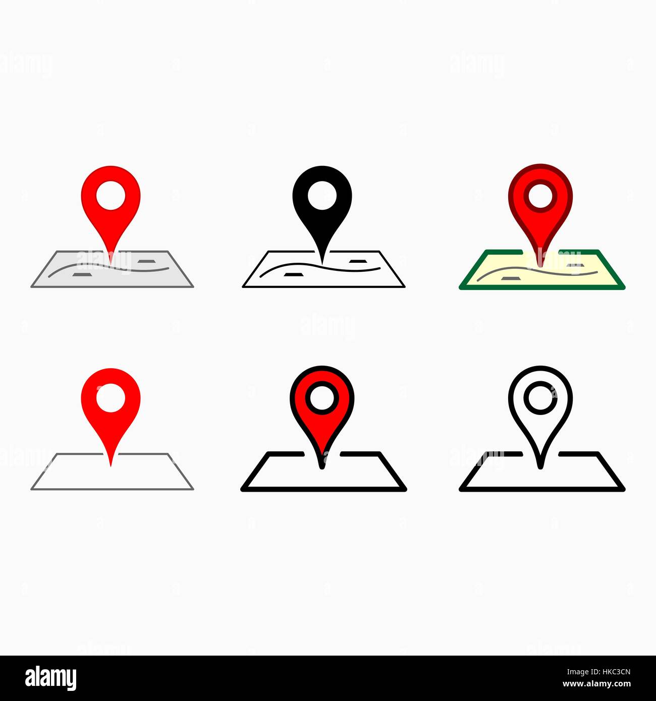 Location pictogram hi-res stock photography and images - Alamy