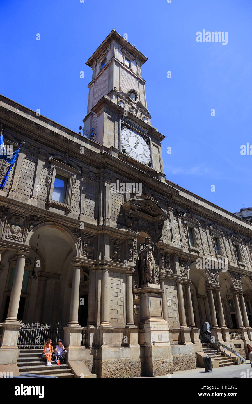 Clock tower milan italy hi-res stock photography and images - Alamy