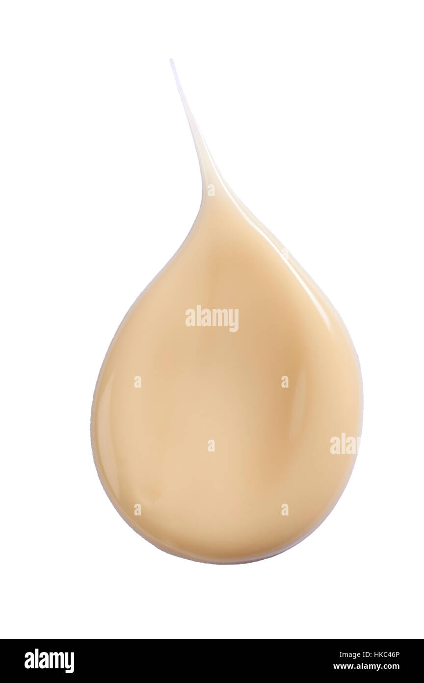Cream white beauty blob hi-res stock photography and images - Alamy