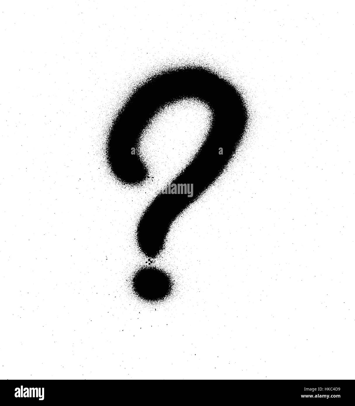 graffiti question mark in black over white Stock Vector Image & Art - Alamy