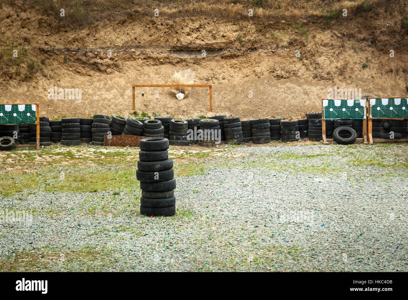 shooting, shooting on the street, ground, guns, shooting, shells on the ...