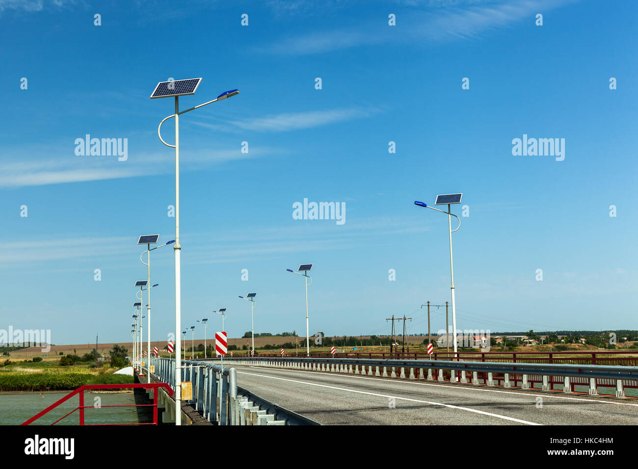 Solar panels on bridge hi-res stock photography and images - Alamy