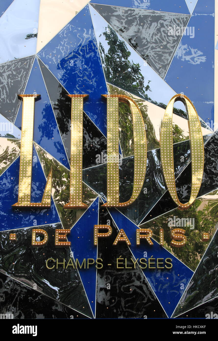 PARIS, FRANCE - MAY 23, 2015: Lido de Paris - the famous club and ...