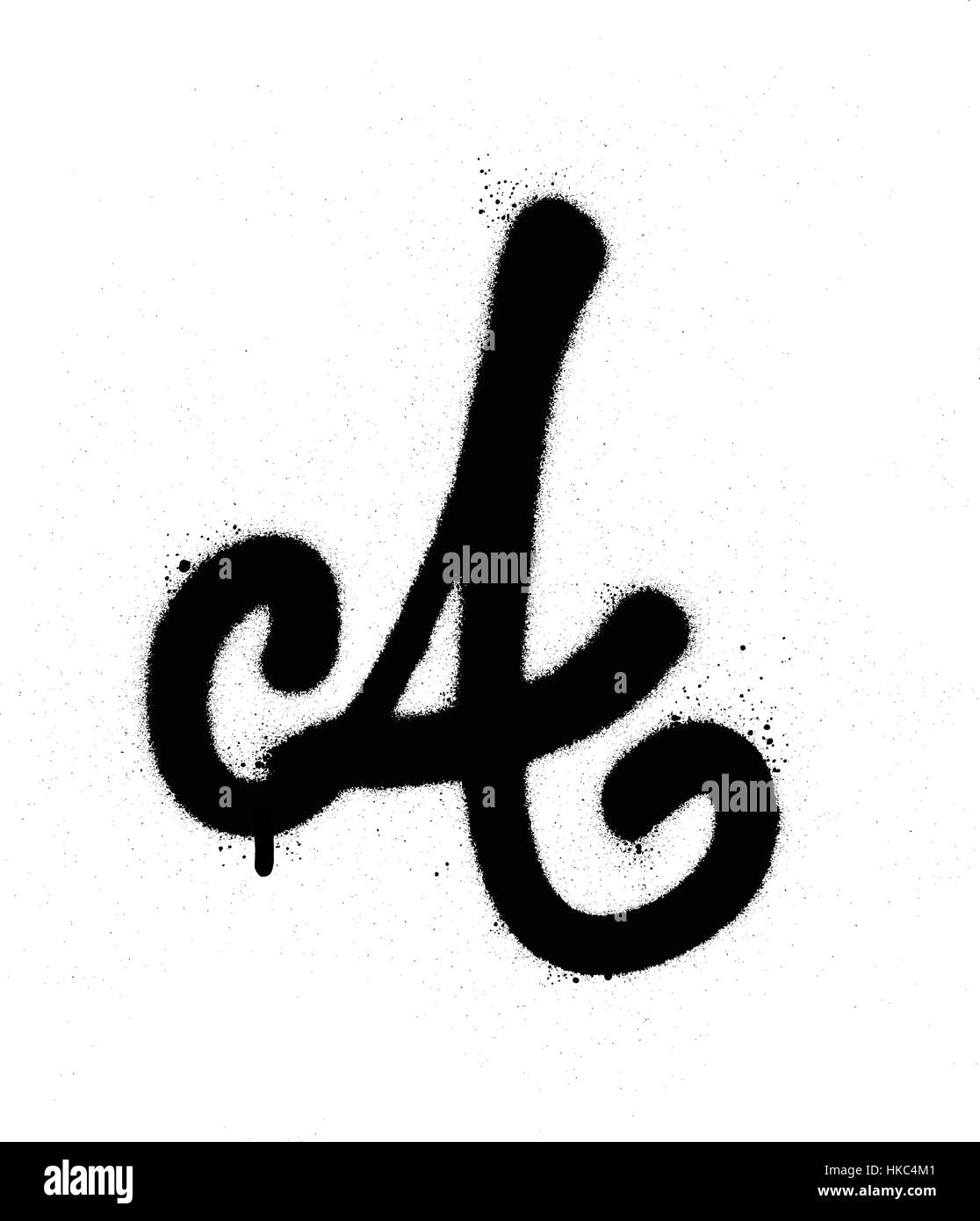 Sprayed Font Graffiti Leak In High Resolution Stock Photography and ...