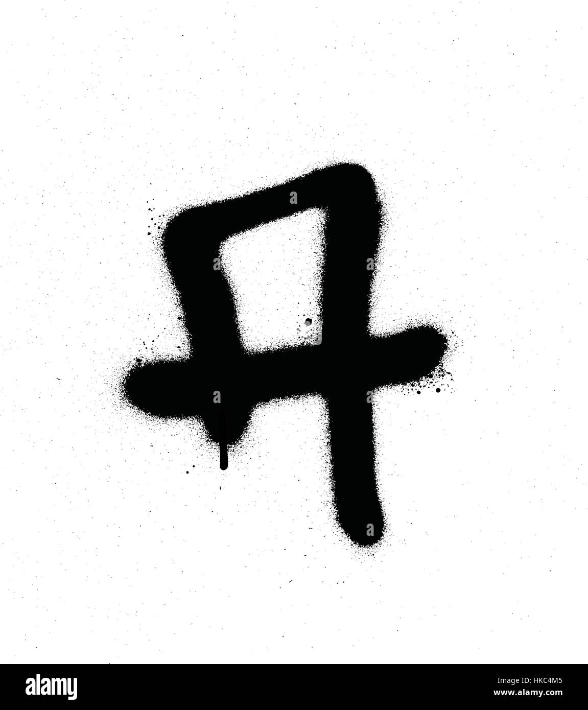 Sprayed Font Graffiti Leak In High Resolution Stock Photography and ...