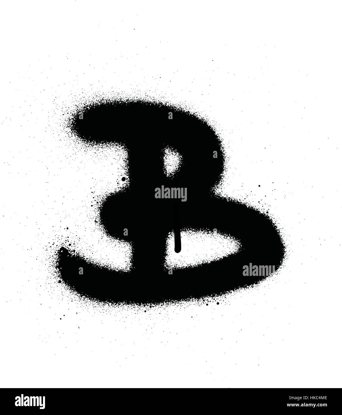 The Letter B In Graffiti