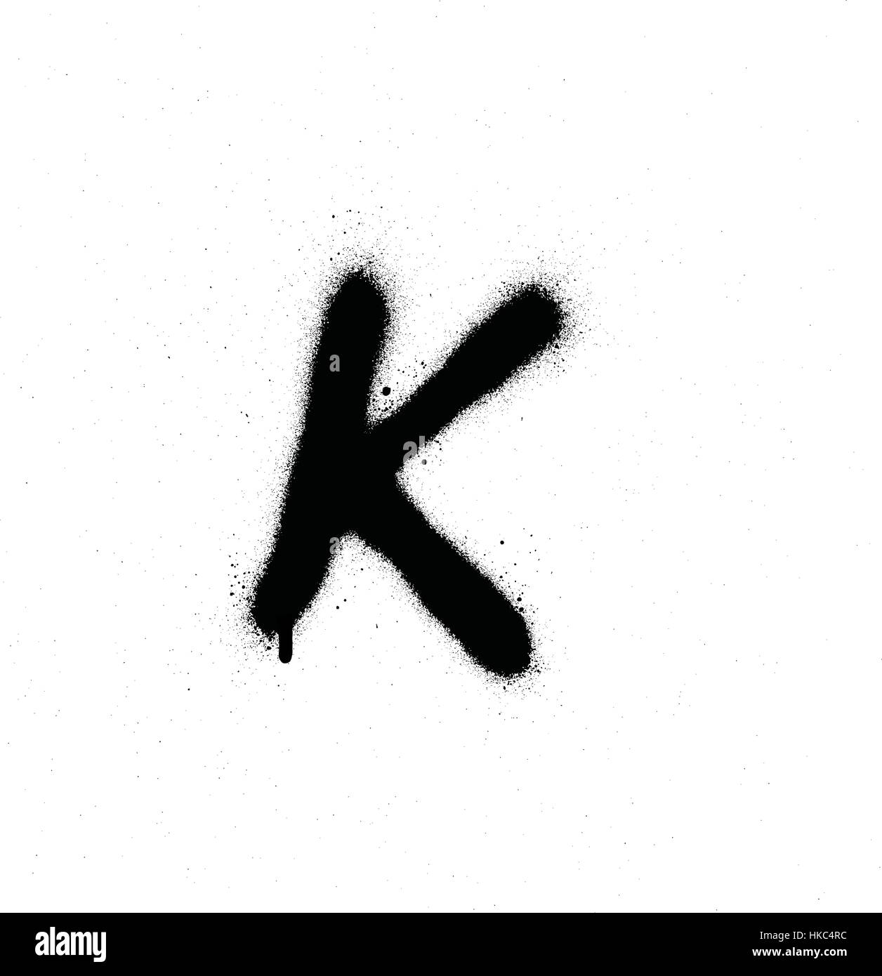 Letter K Graffiti