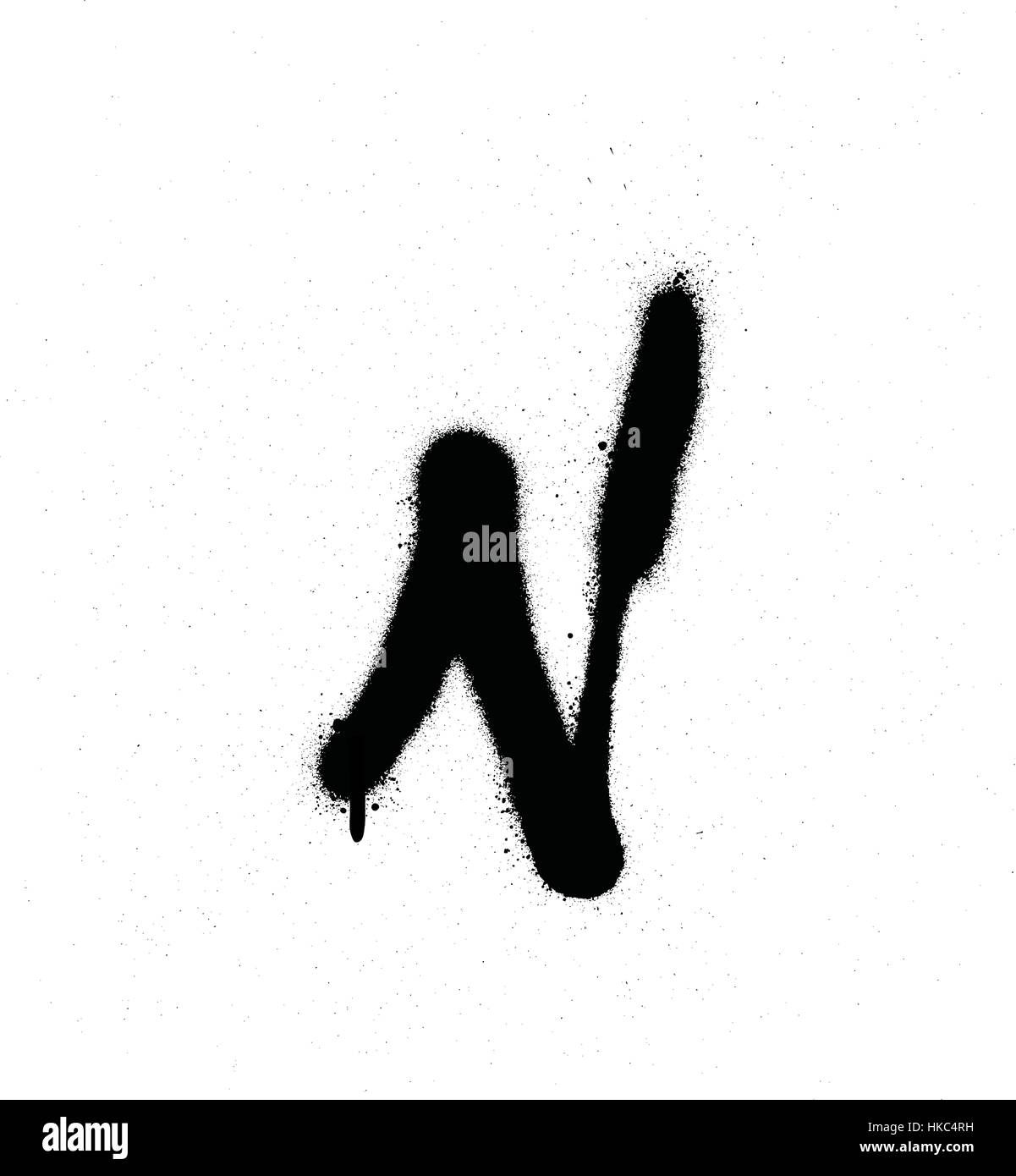 Graffiti Letter N