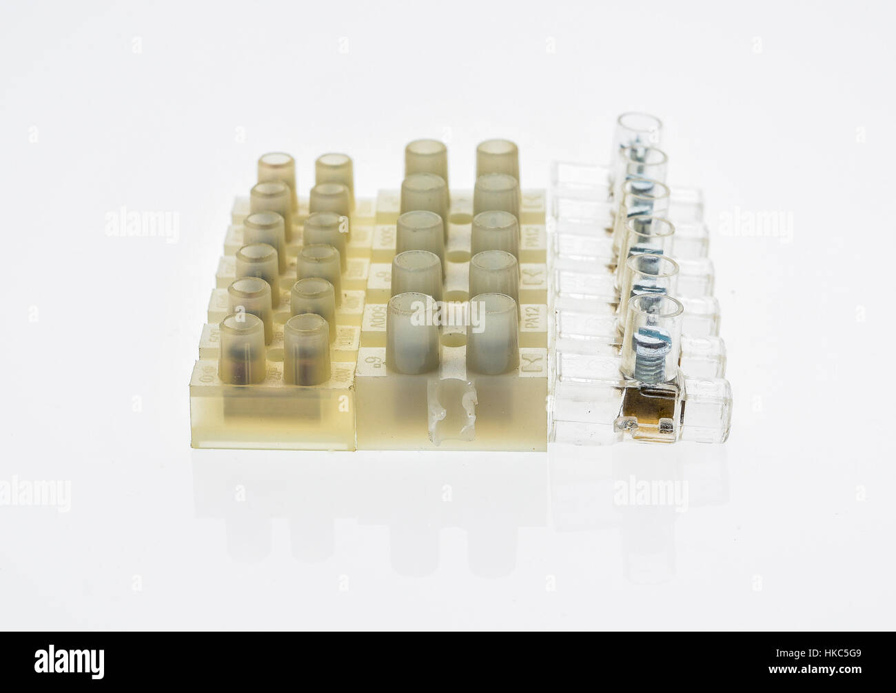 Electrical connector or terminal blocks clamps for electric cables and ...