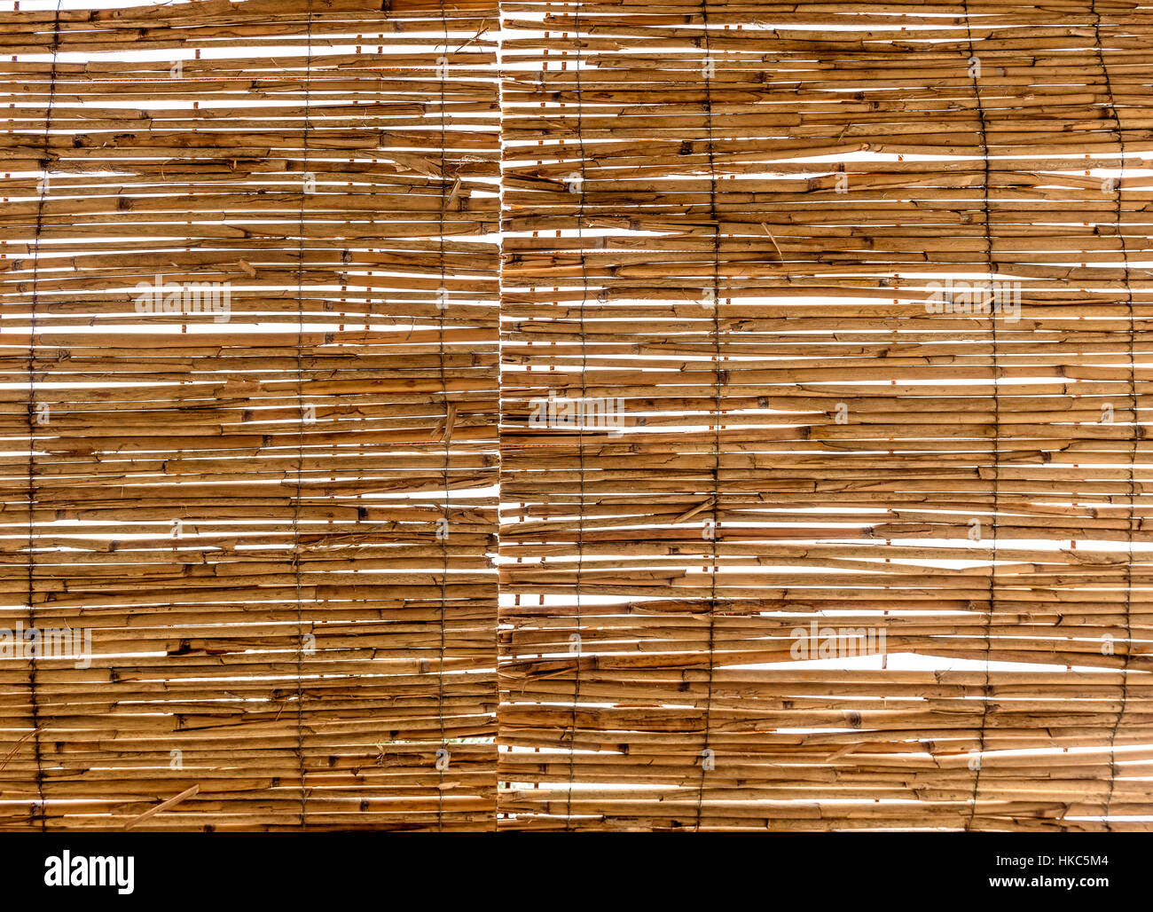 Thatch plant grass roof for protection against sun or rain. Natural ...