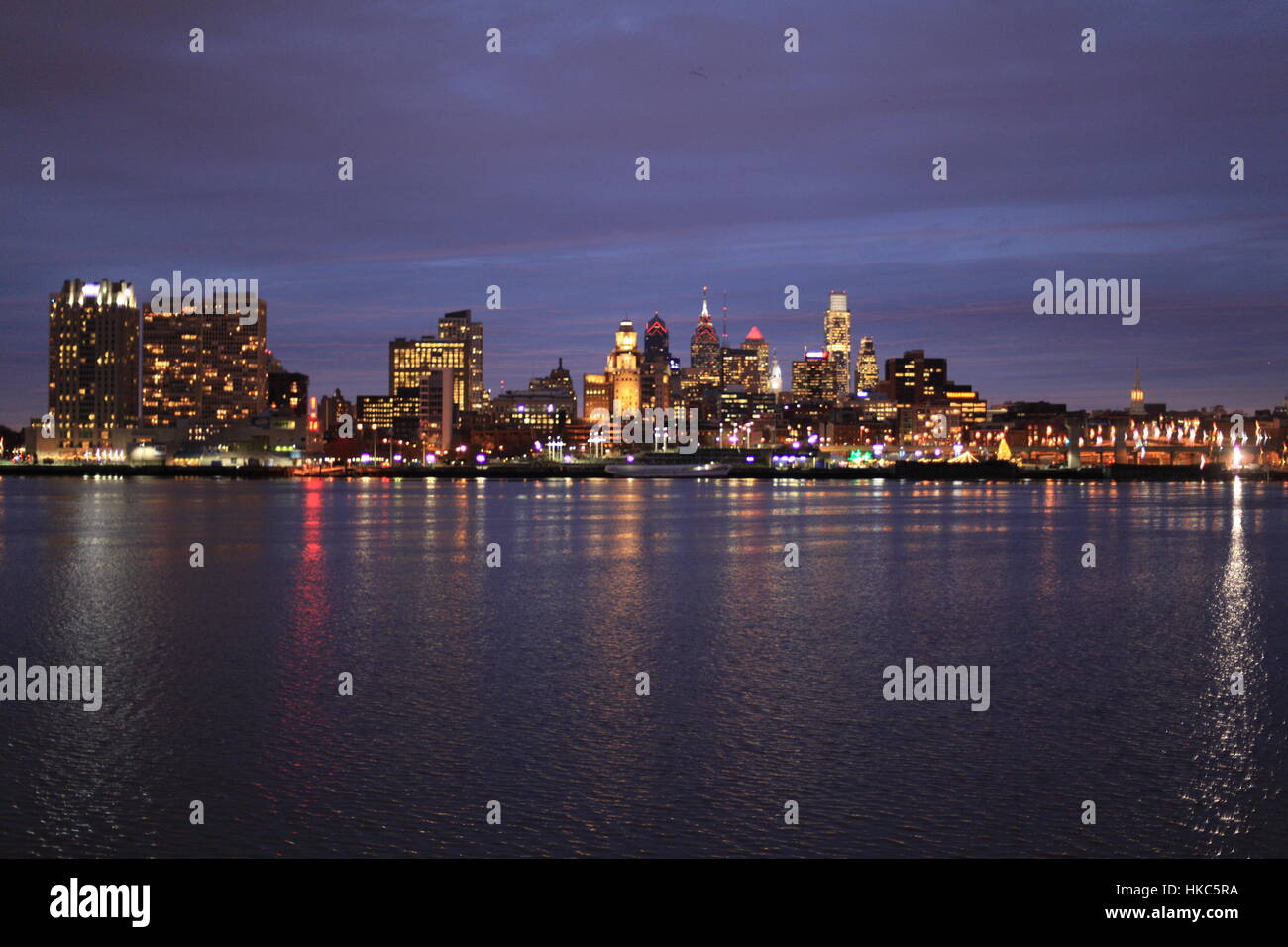 Vibrant Panorama of Philadelphia background Stock Photo - Alamy