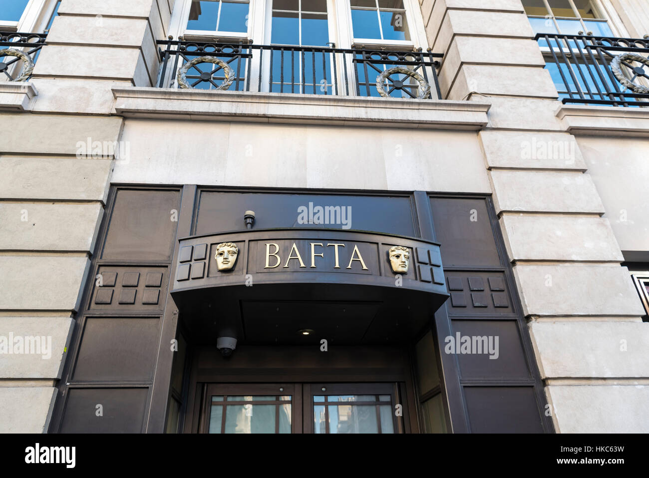 British Academy of Film and Television Arts (BAFTA) building located on ...