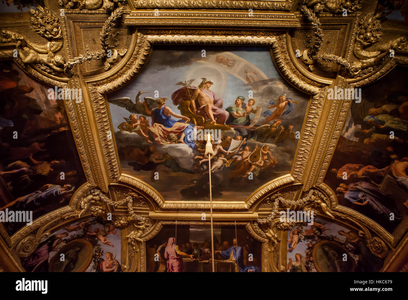 VERSAILLES FRANCE JULY 06 : Interiors, architectural details an ...