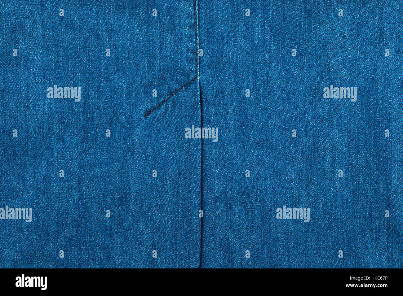 Jeans texture with seams. Blue seam on blue denim. Background, texture ...