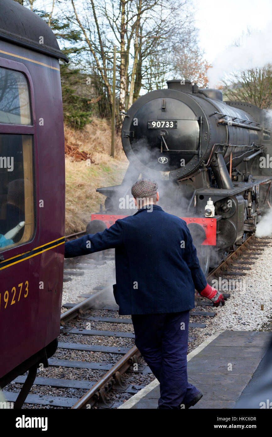 Railway guard uk hi-res stock photography and images - Alamy