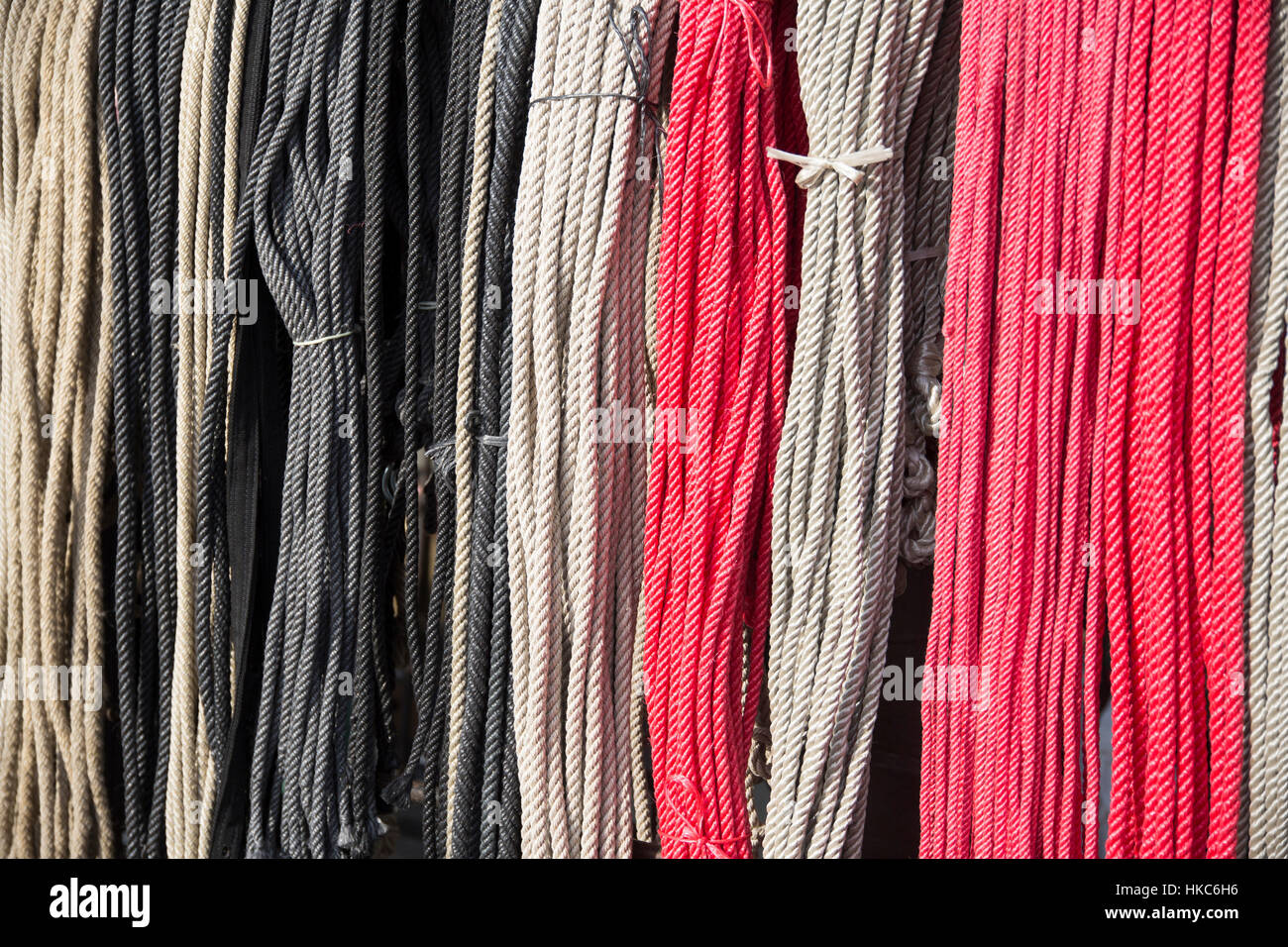 Rope hanging in barn hi-res stock photography and images - Alamy