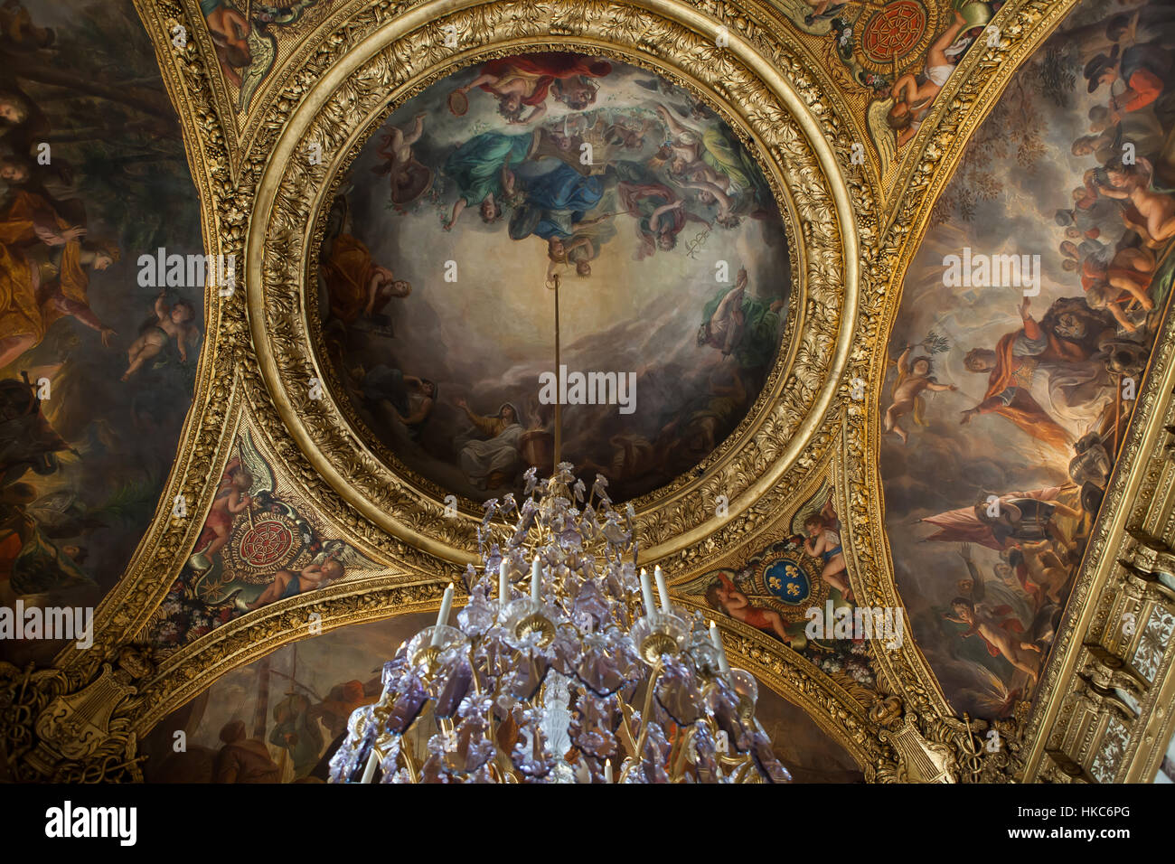 VERSAILLES FRANCE JULY 06 : Interiors, architectural details an ...