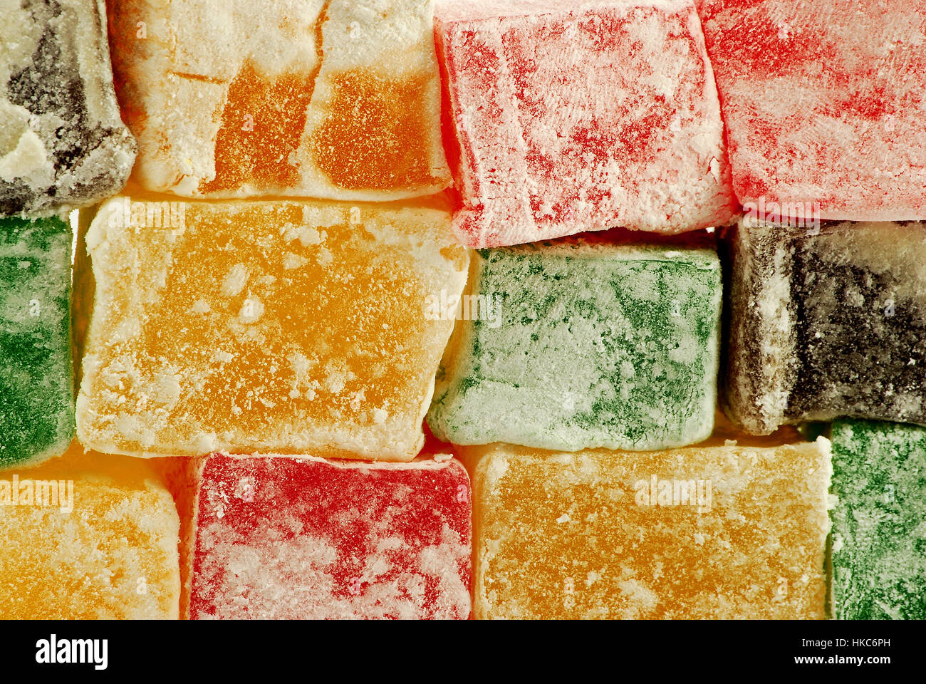Turkish delight background Stock Photo - Alamy