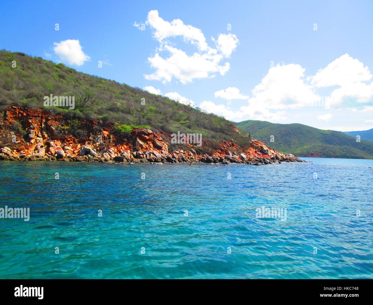 Mochima bay coast, Venezuela, South America Stock Photo - Alamy