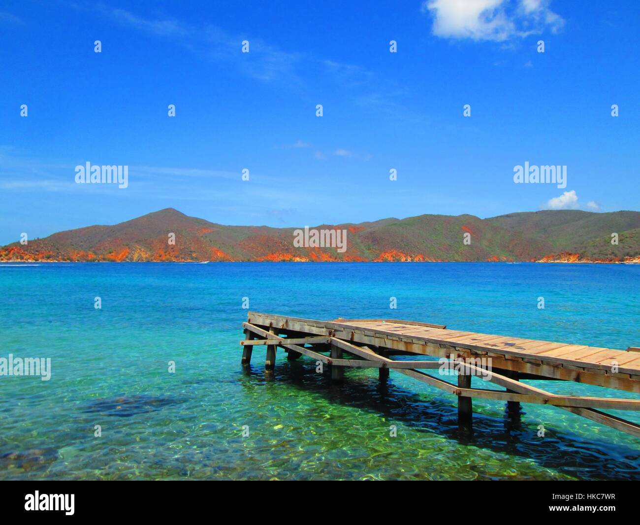 Mochima Bay, Venezuela, Several views of the shores of this national ...