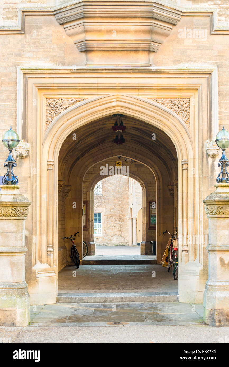 Cloisters at Oundle school Stock Photo - Alamy