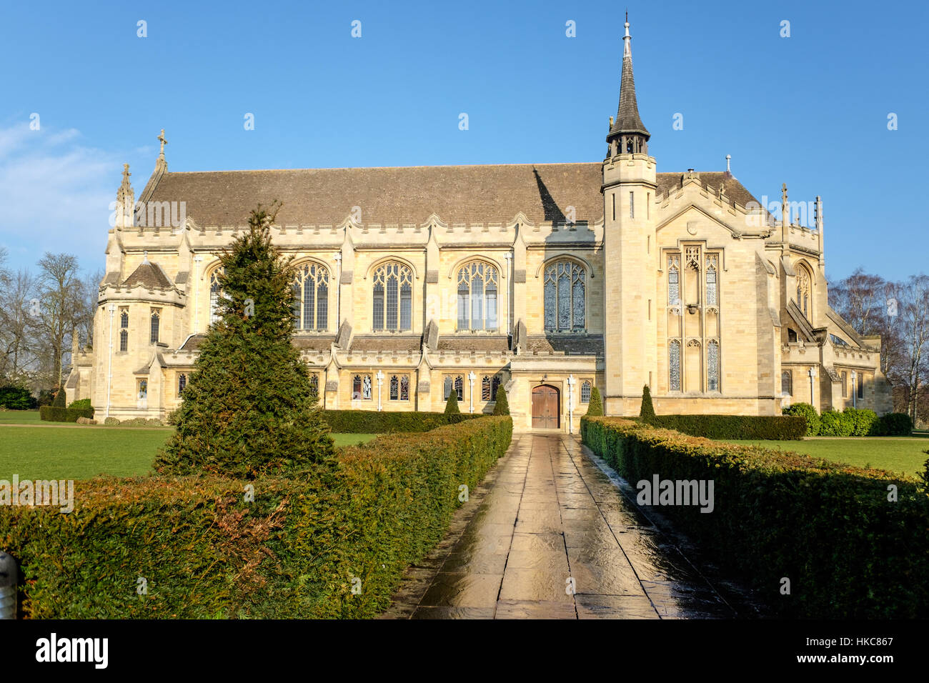 The chapel at Oundle School, England Stock Photo - Alamy