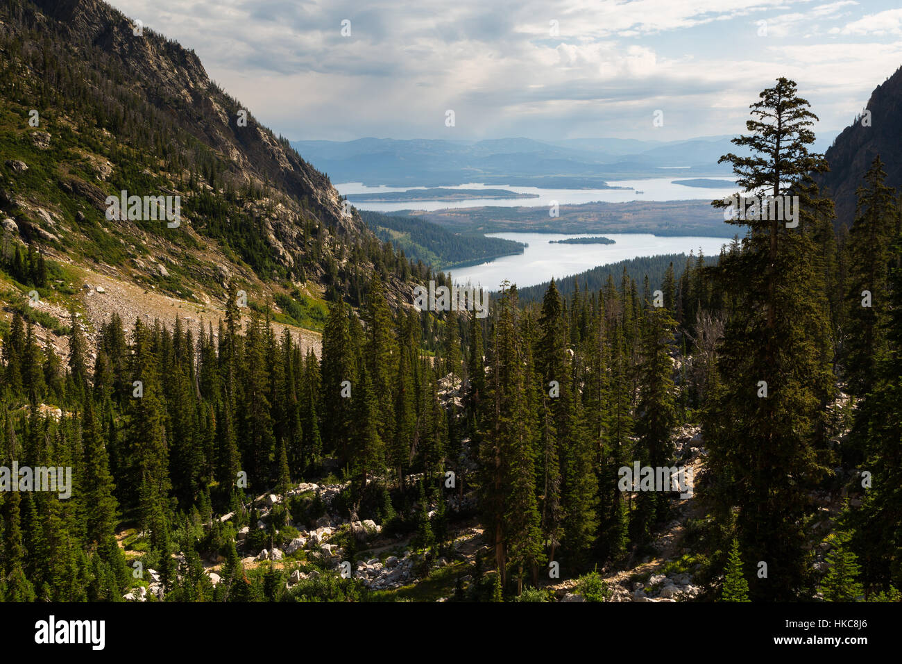 A viewpoint along the Paintbrush Canyon Trail overlooking Leigh and ...