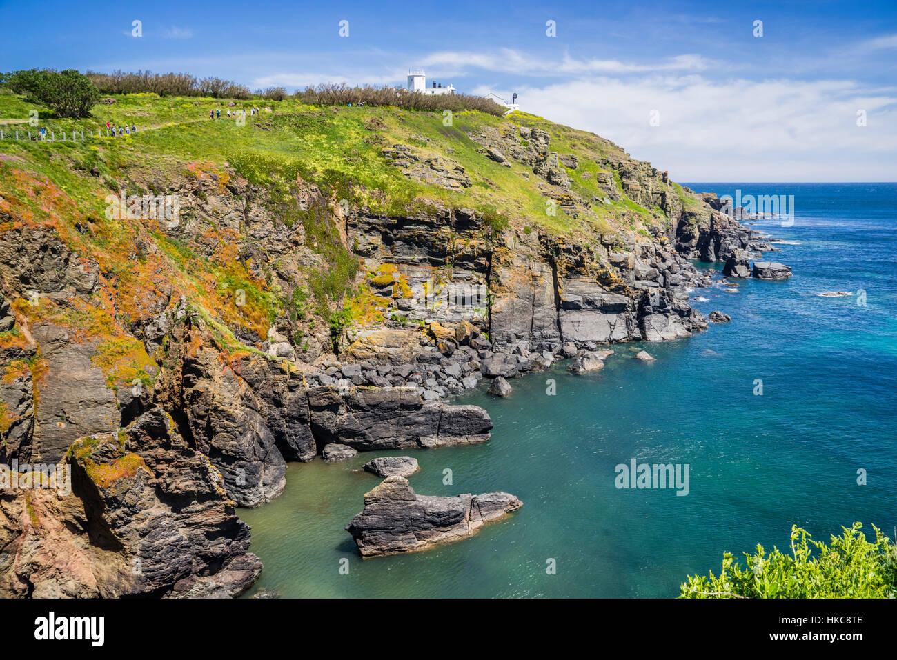 Great Britain, South West England, Cornwall, Lizard Peninsula, Polbrean ...