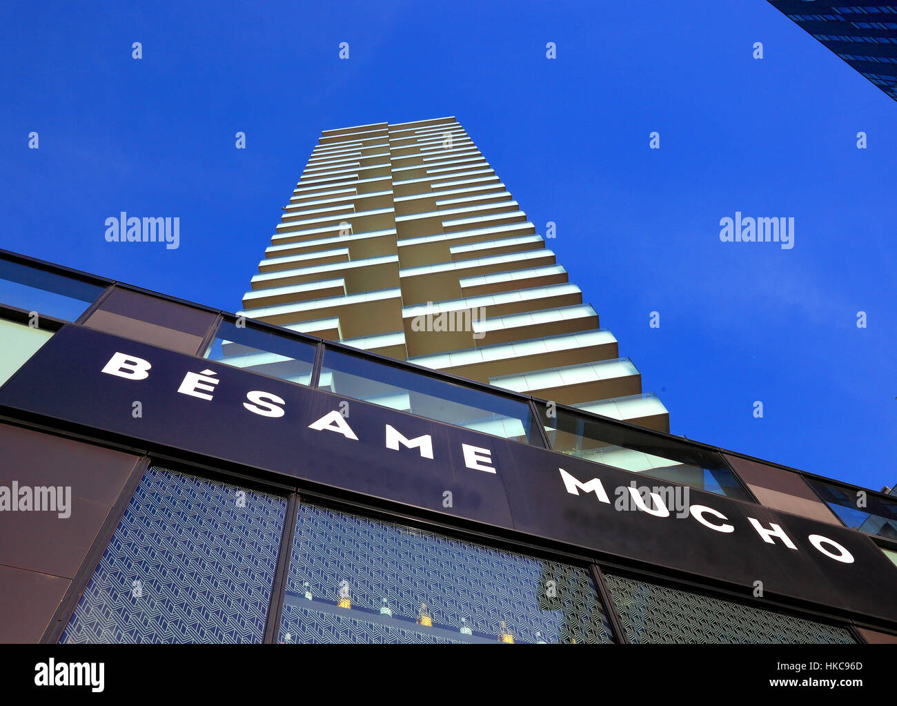 Italy, city of Milan, city center, modern high-rise buildings in Porta ...