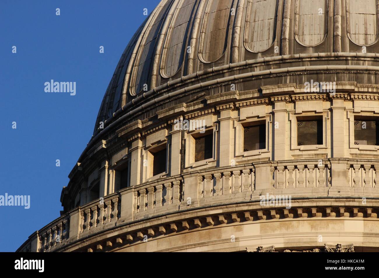 Dome of St Paul's Cathedral, built by Christopher Wren, London ...