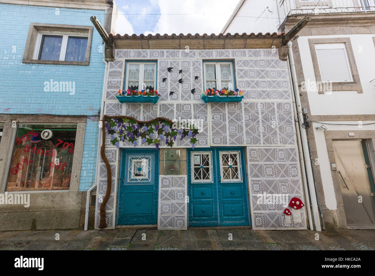 Vila Nova de Cerveira, Minho-Lima, Portugal Stock Photo - Alamy