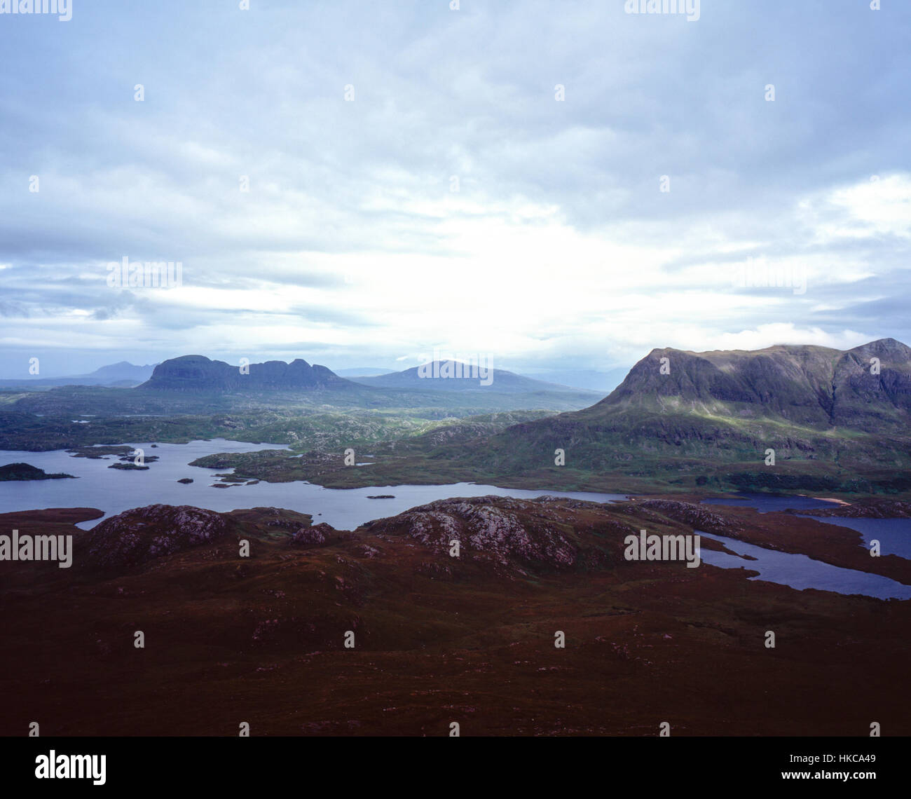 View to stac pollaidh from suilven hi-res stock photography and images ...