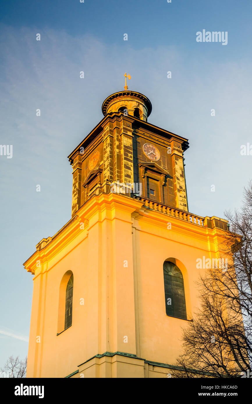 Norrkoping City Saint Bell tower Stock Photo - Alamy