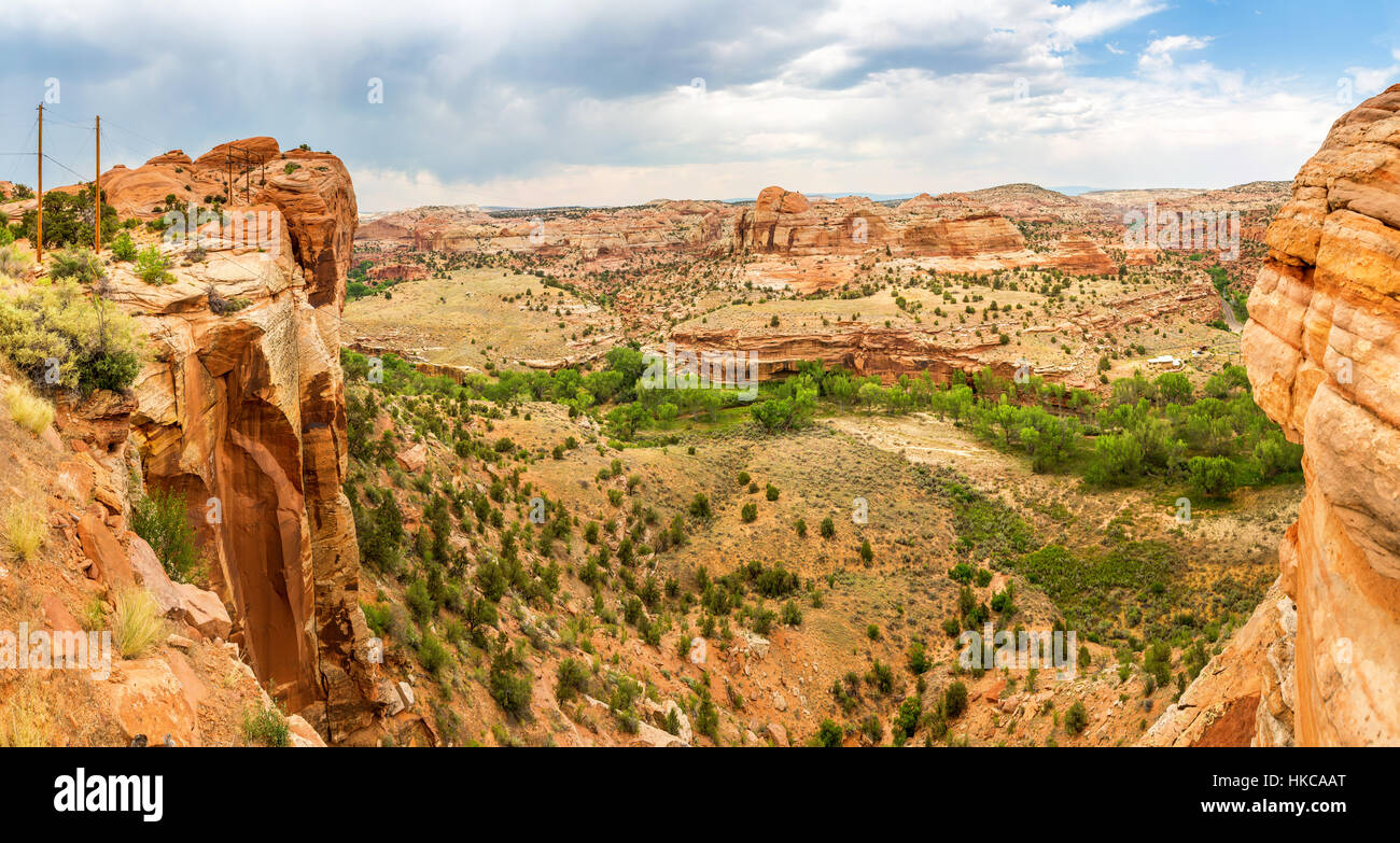 Deep canyon, rocks and mountains Stock Photo - Alamy