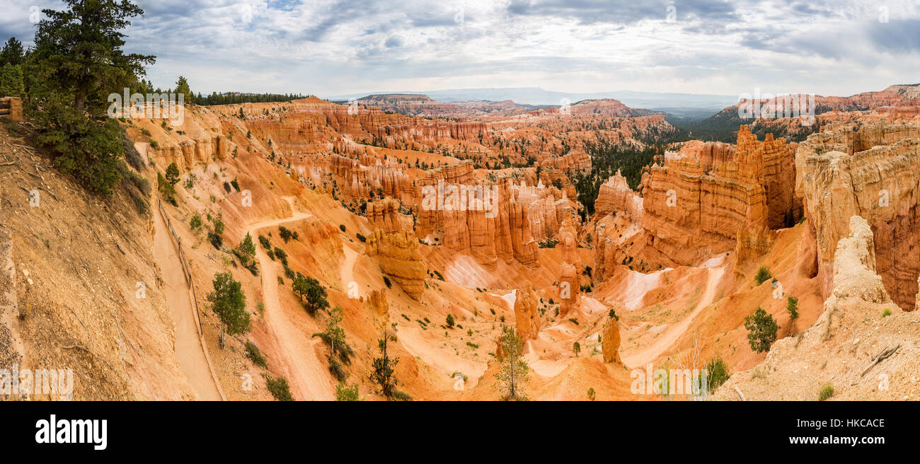 Bryce Canyon landscape from the top of mountain Stock Photo - Alamy