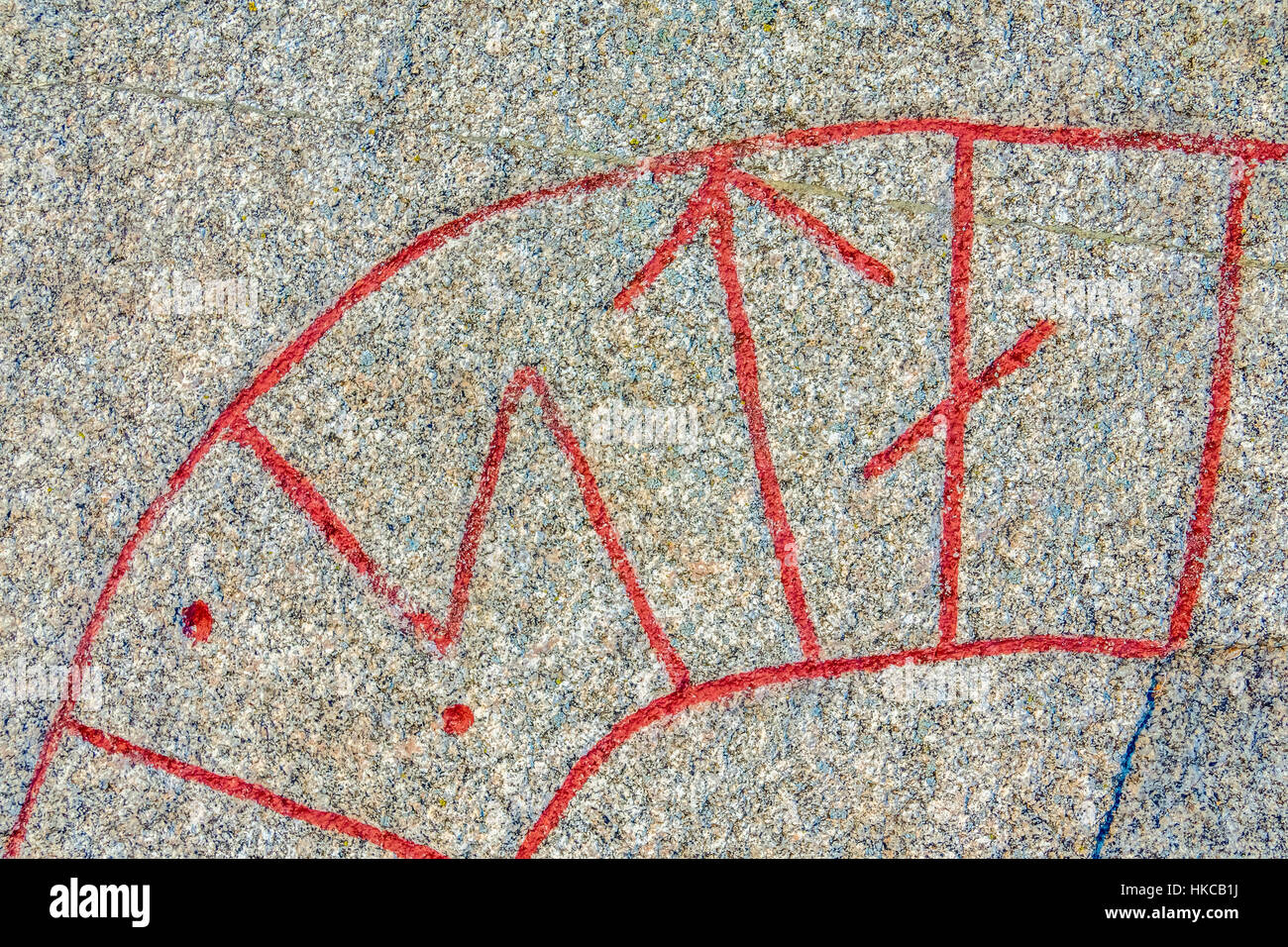 Runic inscriptions can be beautiful Stock Photo - Alamy