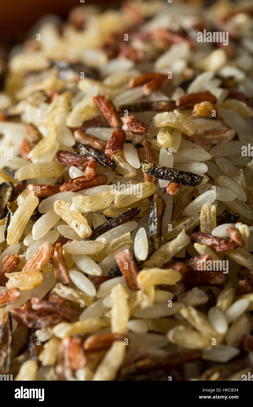 Assorted Organic Dry Mixed Rice in a Bowl Stock Photo - Alamy