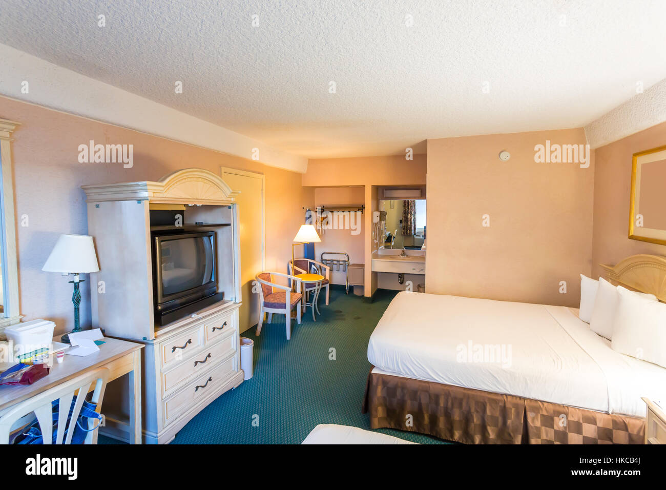 Motel furniture hi-res stock photography and images - Alamy