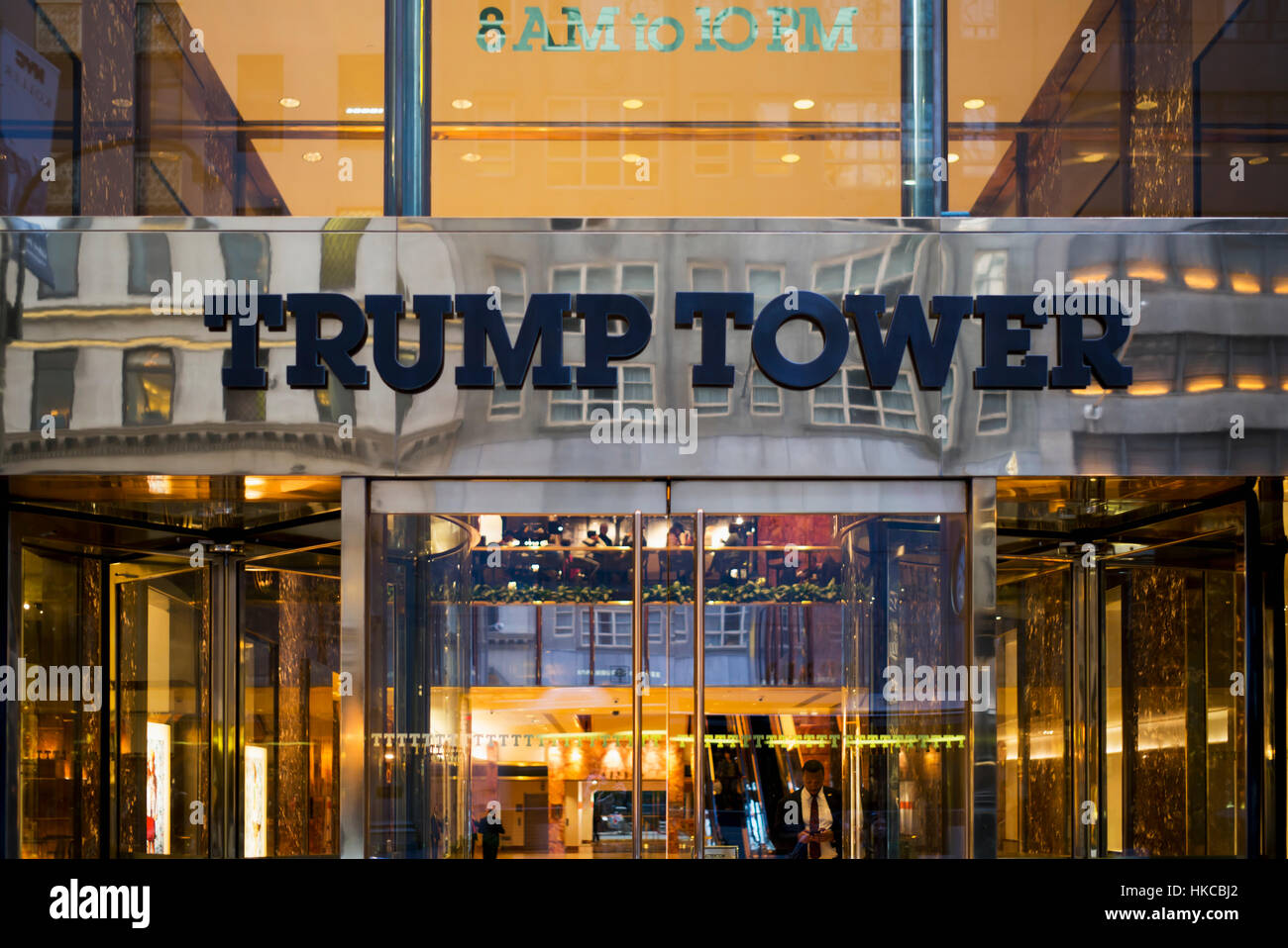 Trump tower detail hi-res stock photography and images - Alamy