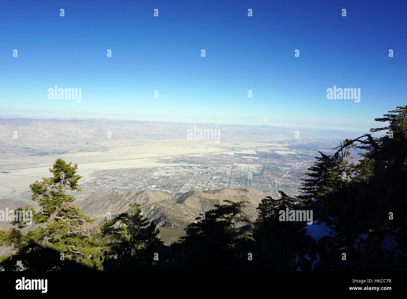 Aerial view of Palm Springs Stock Photo - Alamy
