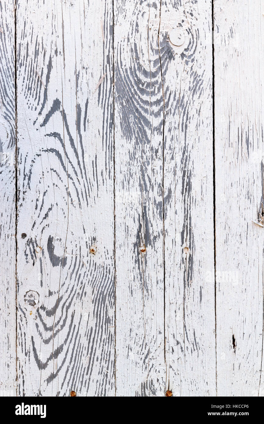 Weathered white wooden wall texture Stock Photo - Alamy