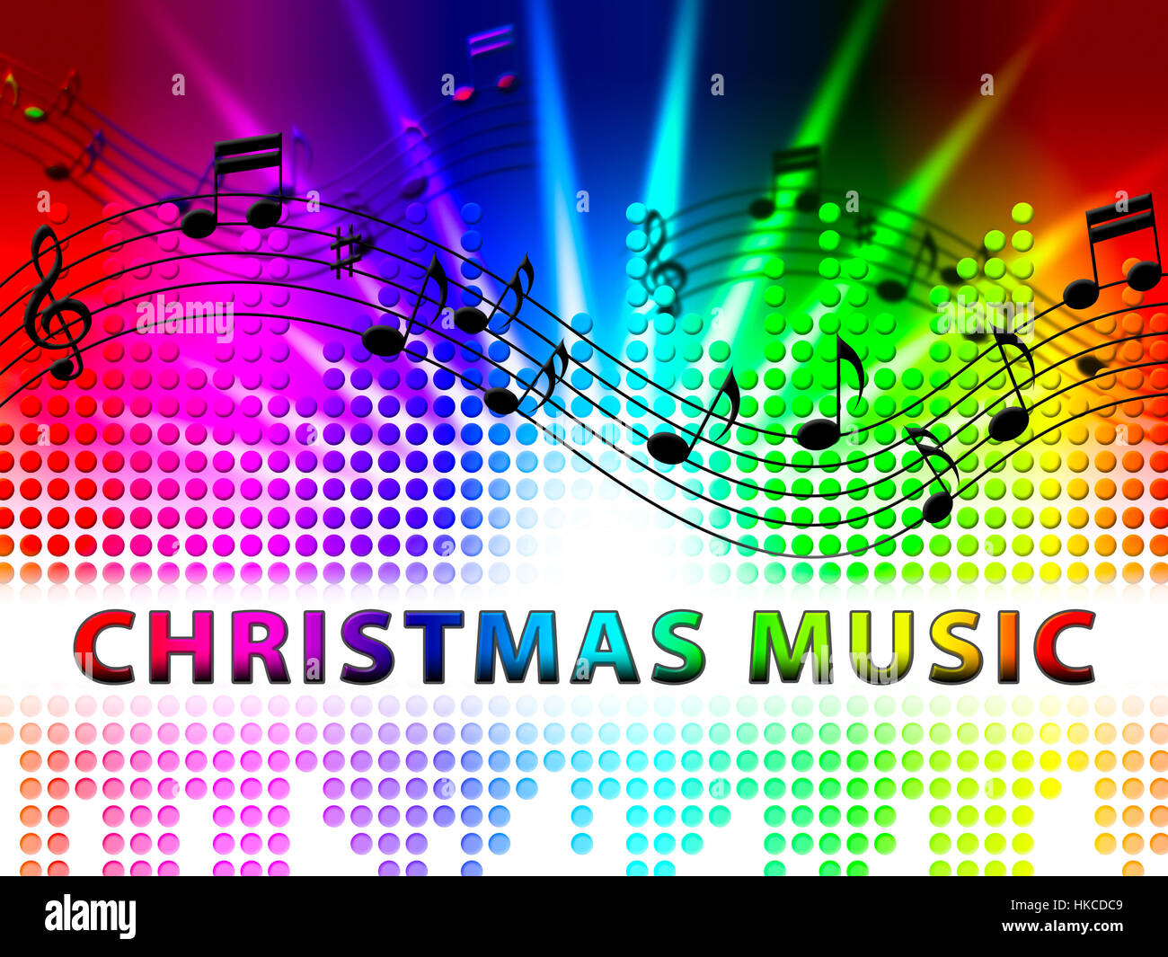 Christmas carol music notes hi-res stock photography and images - Alamy