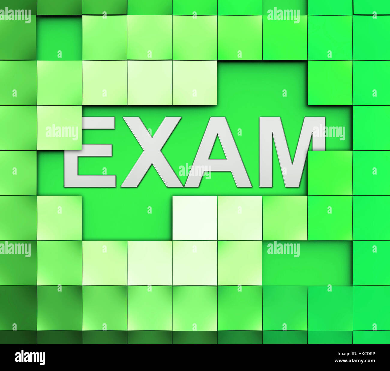 Exam Word Representing University Tests And Examination Stock Photo - Alamy
